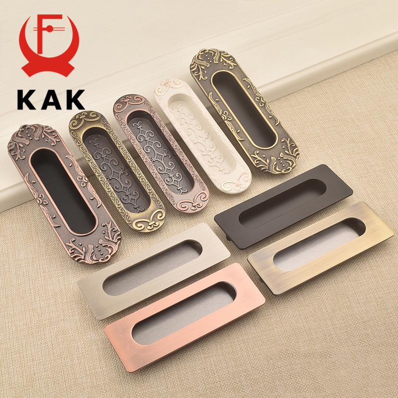 KAK Hidden Door Handles Zinc Alloy Tatami Recessed Pull Sliding Door ...