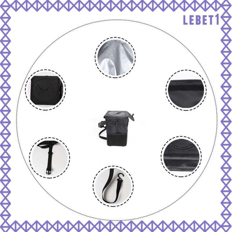 [Lebet] ถังขยะในรถยนต์ ผ้าออกซ์ฟอร์ด พร้อมฝาปิด พับได้ กันน้ํา ทนต่อการ ...