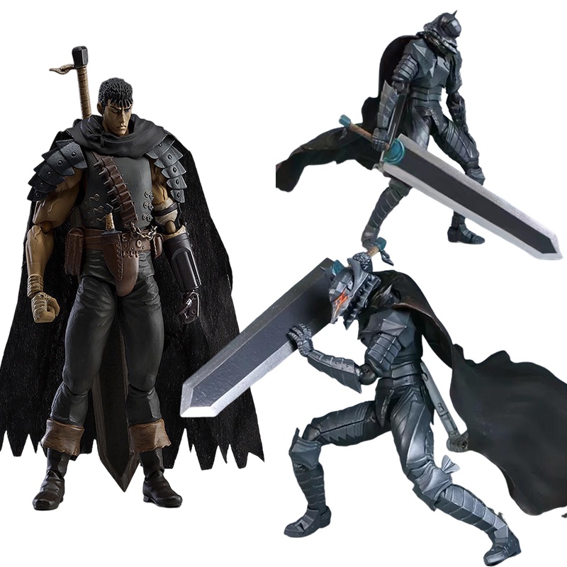 โมเดลฟิกเกอร์ อนิเมะ Berserk 359 Sp-046 MAX Guts Figma Deluxe Edition ...