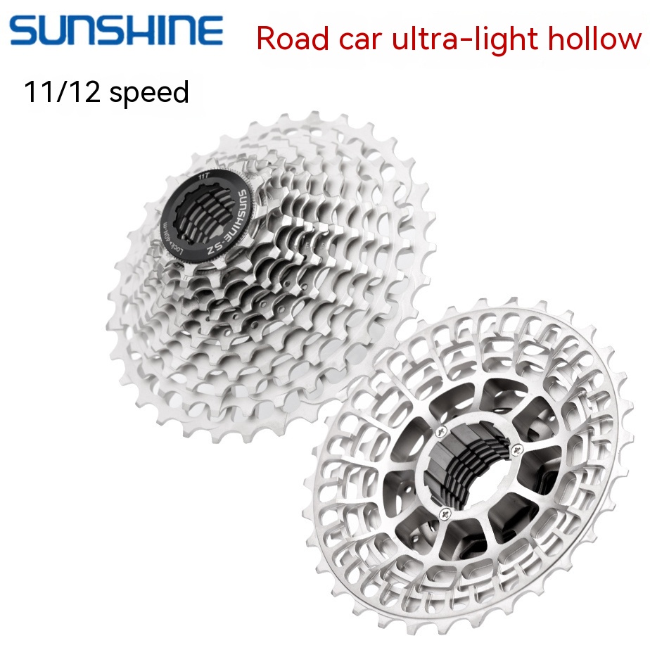 SUNSHINE จักรยานเสือหมอบ Flywheel Ultra-Light Hollow 11-Speed 12-Speed ...