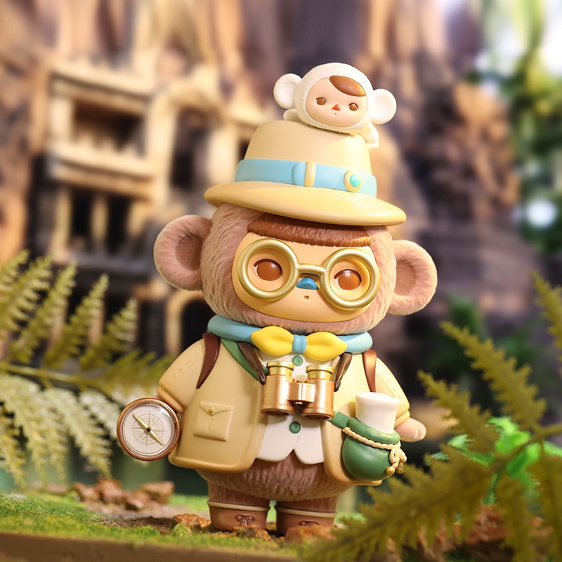 P POPMART ตุ๊กตาฟิกเกอร์ pucky pucky Elf Planet Explorer Monkey ...