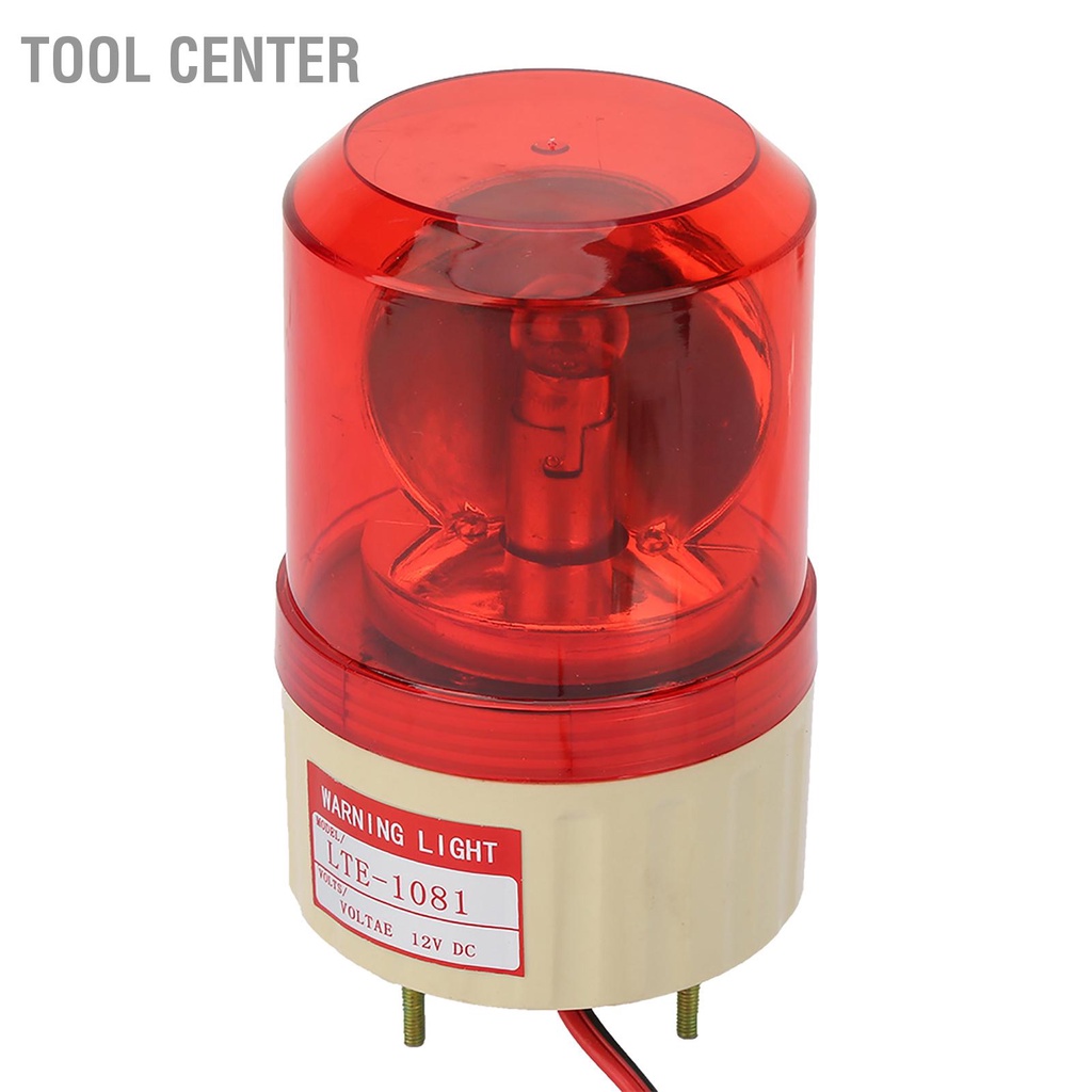 Tool Center DC 12V Flash Rotary Warning Light Alarm Lamp การก่อสร้าง ...