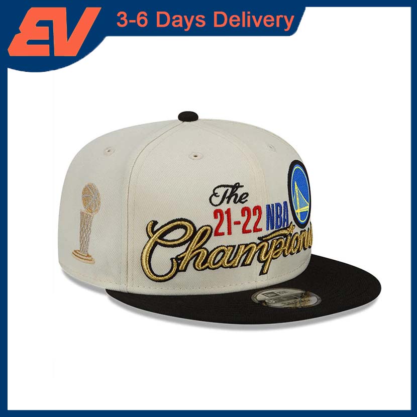 หมวกล็อคเกอร์ NBA Finals Champion Hat Golden State Warriors สามารถปรับ ...