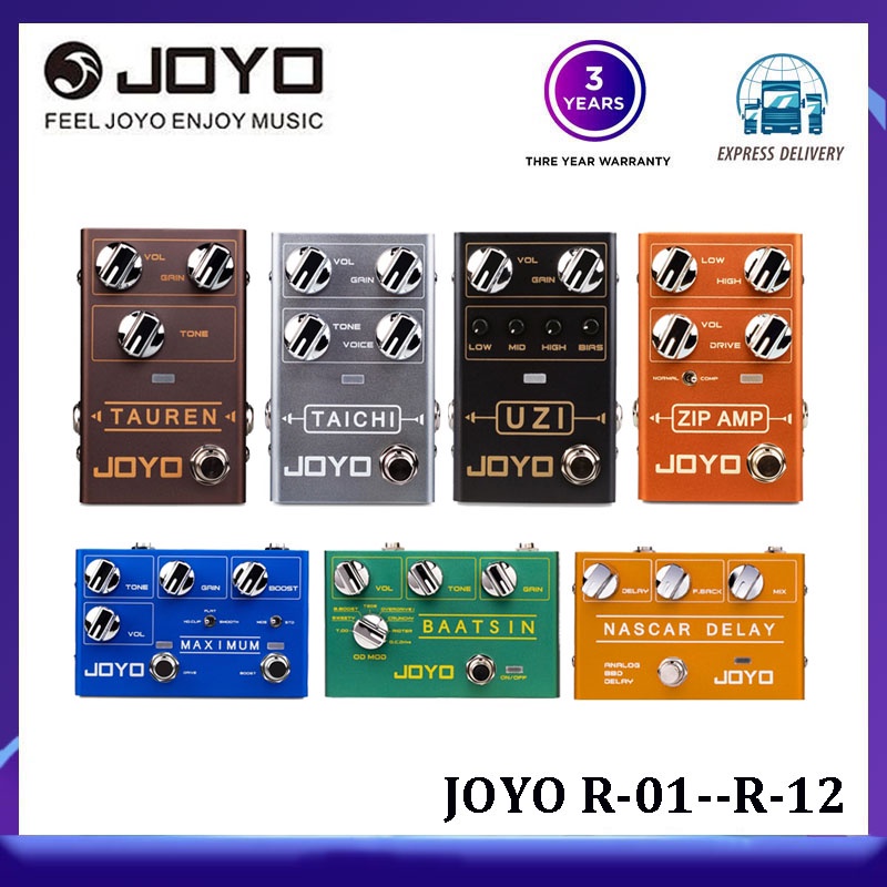 Joyo R-01--R-12 Series แป้นเหยียบเอฟเฟคกีตาร์ไฟฟ้า อุปกรณ์เสริม สําหรับ ...