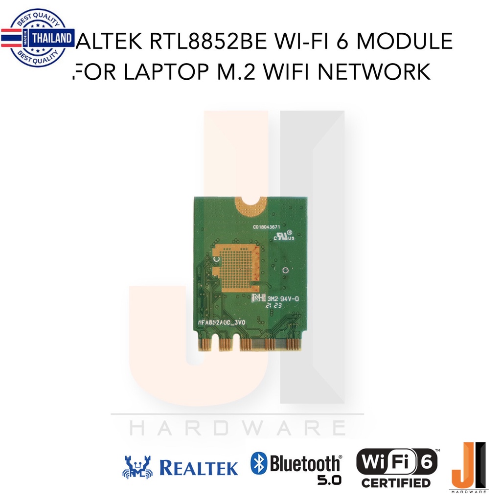 Realtek RTL8852BE Wi-Fi 6 module card for notebook wifi network ...