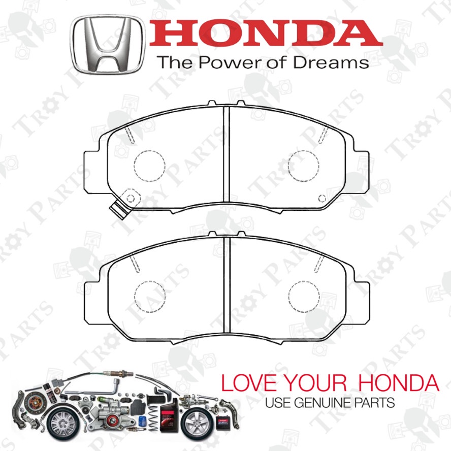 ผ้าเบรกหน้า สําหรับ Honda 45022-TRO-E01 45022-SDB-A00 Accord TAO SDA ...