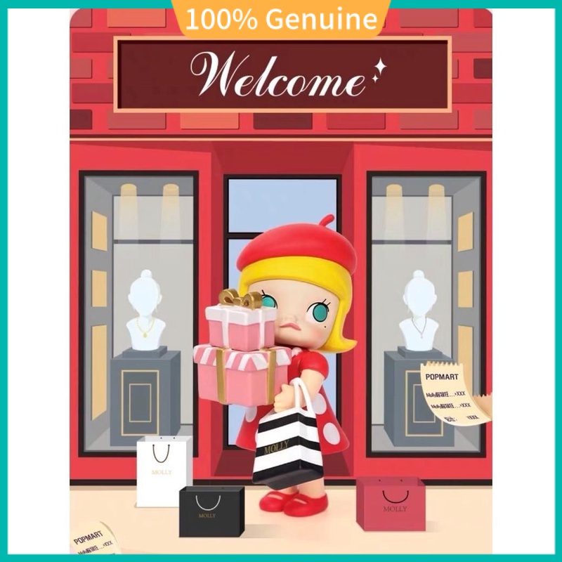 [ของแท้] Popmart Molly Shopaholic Limited Elevator Limited Edition ...