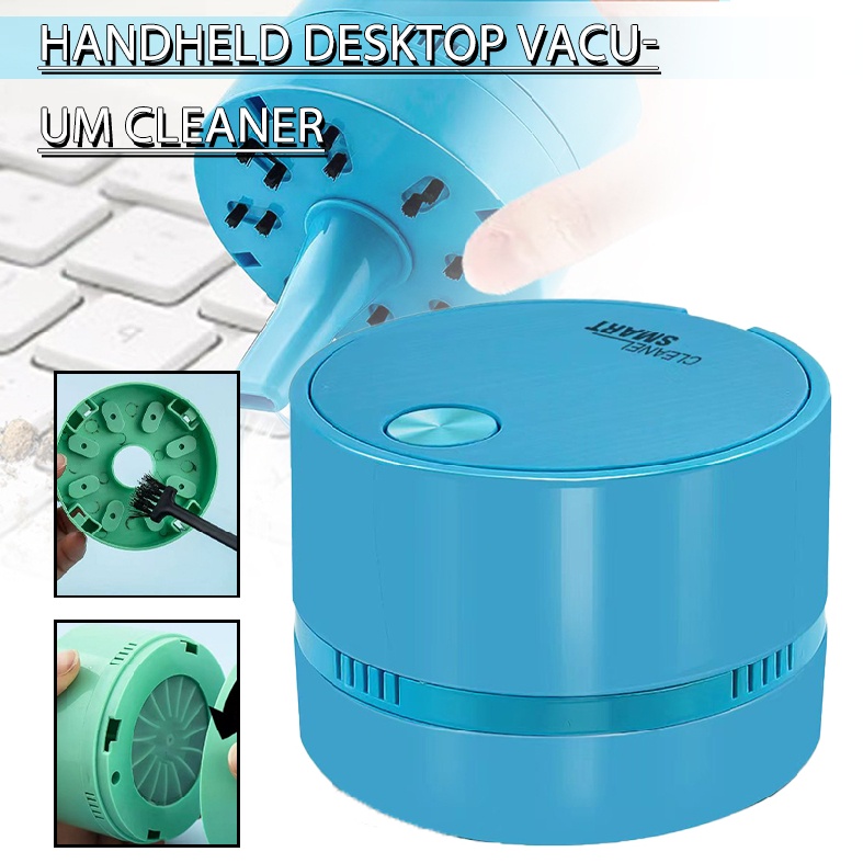 Portable Mini Desk Table Vacuum Cleaner Cute Desktop Dust Sweeper ...