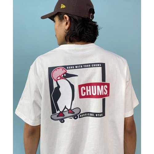 [S-5XL]เสื้อยืดแขนสั้นลําลอง คอกลม พิมพ์ลายนก Chums chacha Bird สําหรับ ...