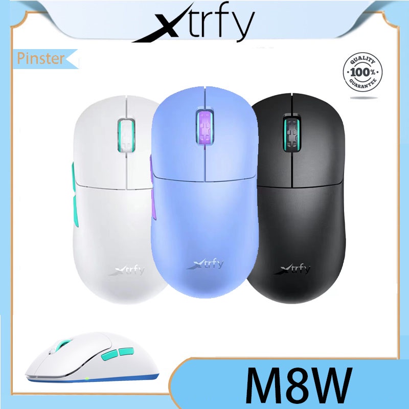 Xtrfy M8W เมาส์เกมมิ่งไร้สาย น้ําหนักเบา 55 กรัม 3395 | Shopee Thailand