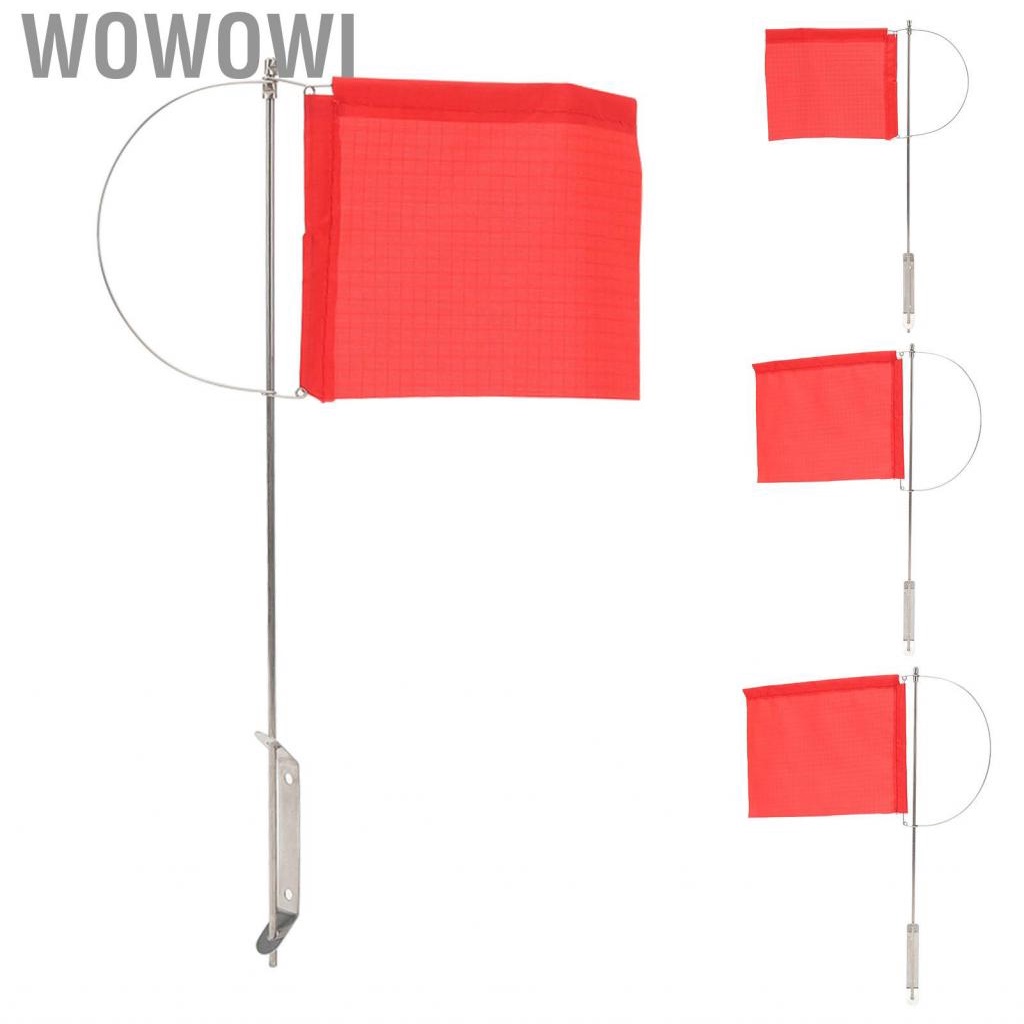 Wowowi Marine Mast Flag Red Sturdy Pennant 304 Stainless Steel Wind ...