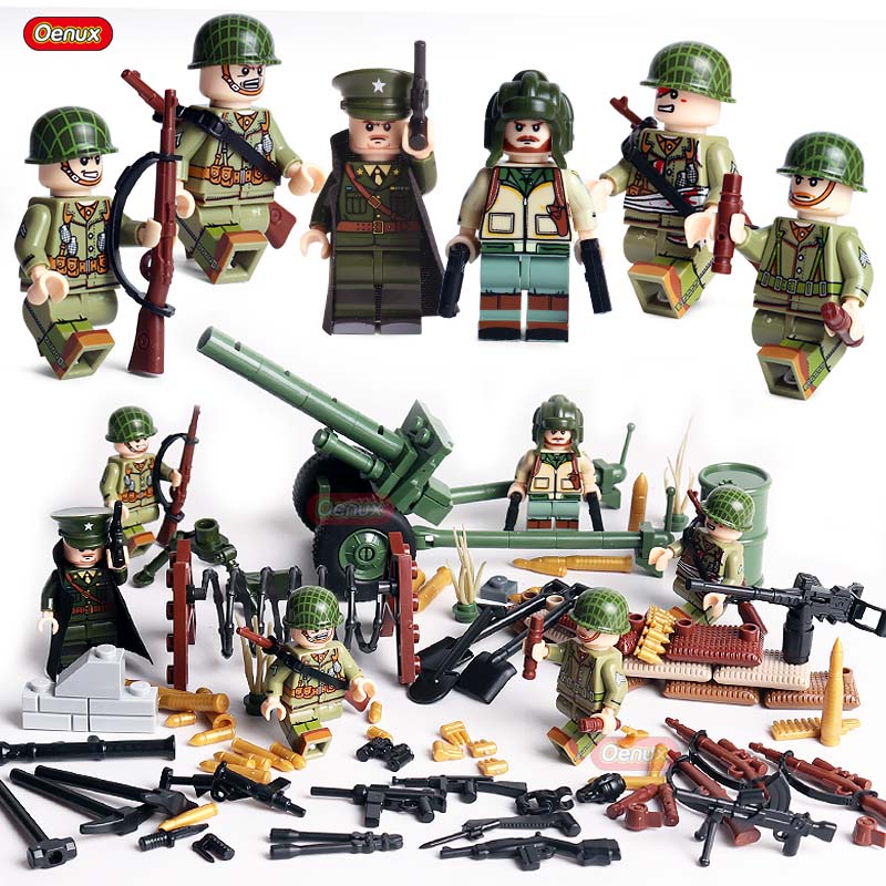 New WW2 The Battle Of Normandy Military Building Block World War 2 Mini ...