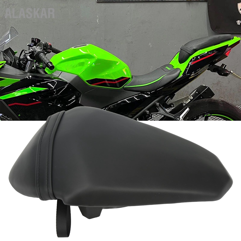 ALASKAR รถจักรยานยนต์ด้านหลังเบาะอานสังเคราะห์หนังผู้โดยสาร Pillion ที่ ...