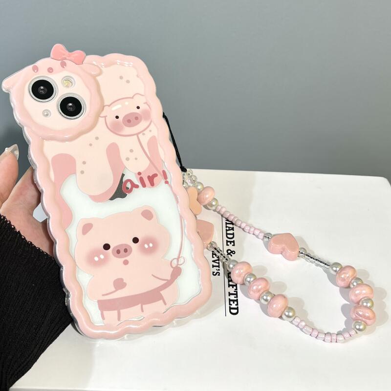 เคสโทรศัพท์มือถือ แบบนิ่ม ลายการ์ตูนหมูน่ารัก กันกระแทก สําหรับ IPhone ...