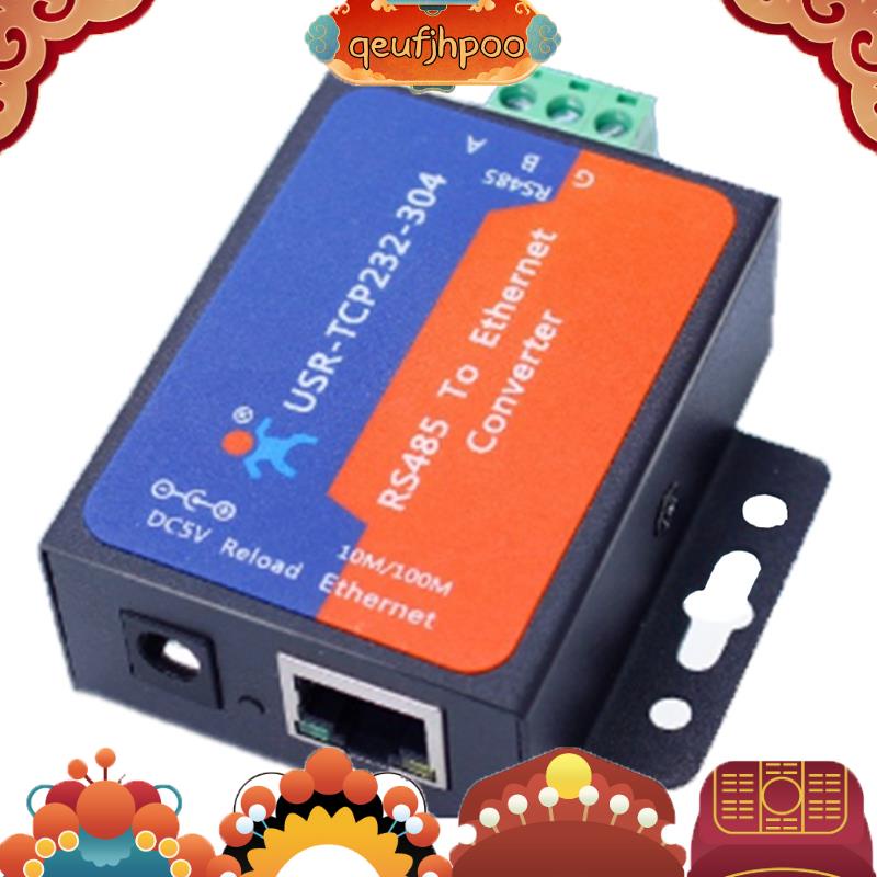 อะแดปเตอร์โมดูลแปลงสัญญาณข้อมูล Modbus Serial Port RS485 เป็น Ethernet USR-TCP232-304 DHCP/DNS ...