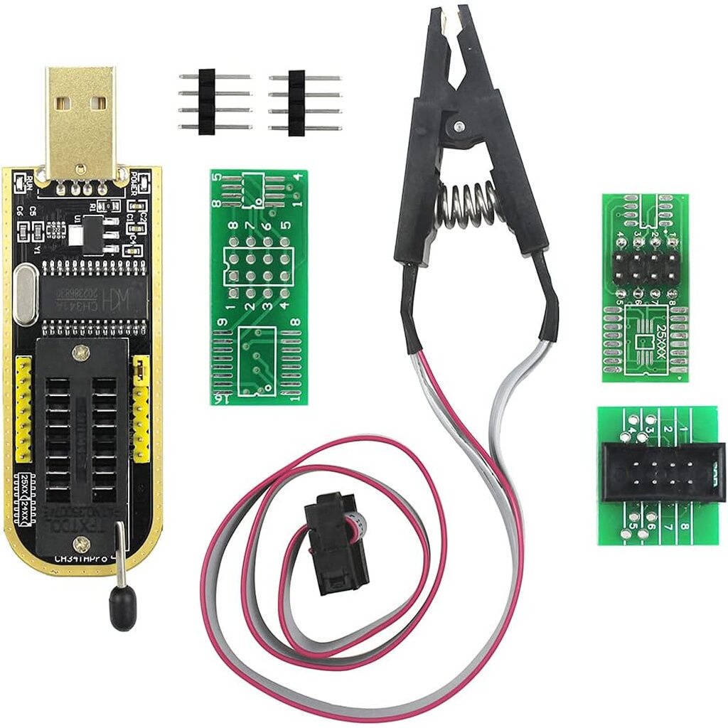 SOP8 SOIC8 Test Clip and CH341A USB Programmer Flash | Shopee Thailand