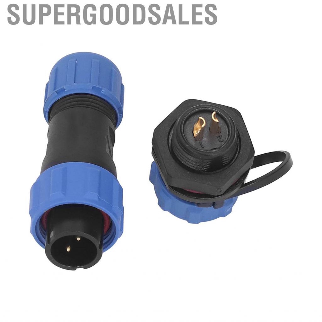 Supergoodsales IP68 3 Pin Aviation Connector Butt Joint Plug Socket ...