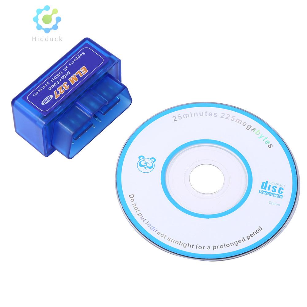 Iecar OBD V2.1 เครื่องสแกนเนอร์บลูทูธอัตโนมัติ ELM327 OBD2 OBDII 2 ...