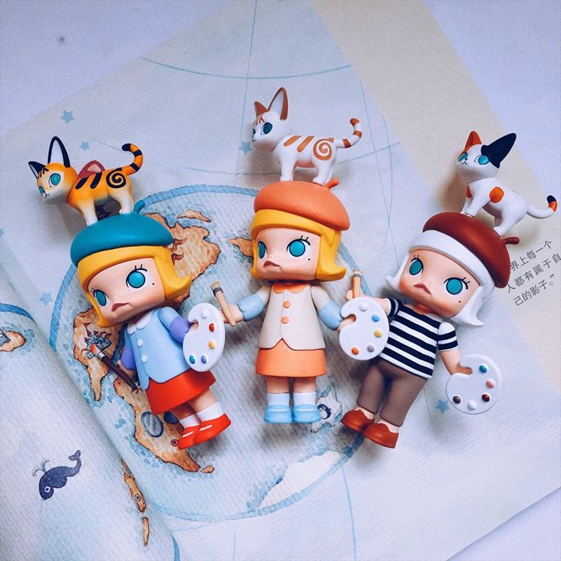 ฟิกเกอร์ popmart popmart Art Tycoon Series Mystery Box 2020 4QMS ...