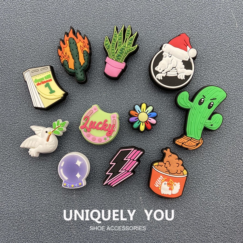 jibbitz crocs cactus crocs jibbitz jibbitz set jibbitz crocs เกาหลี ...