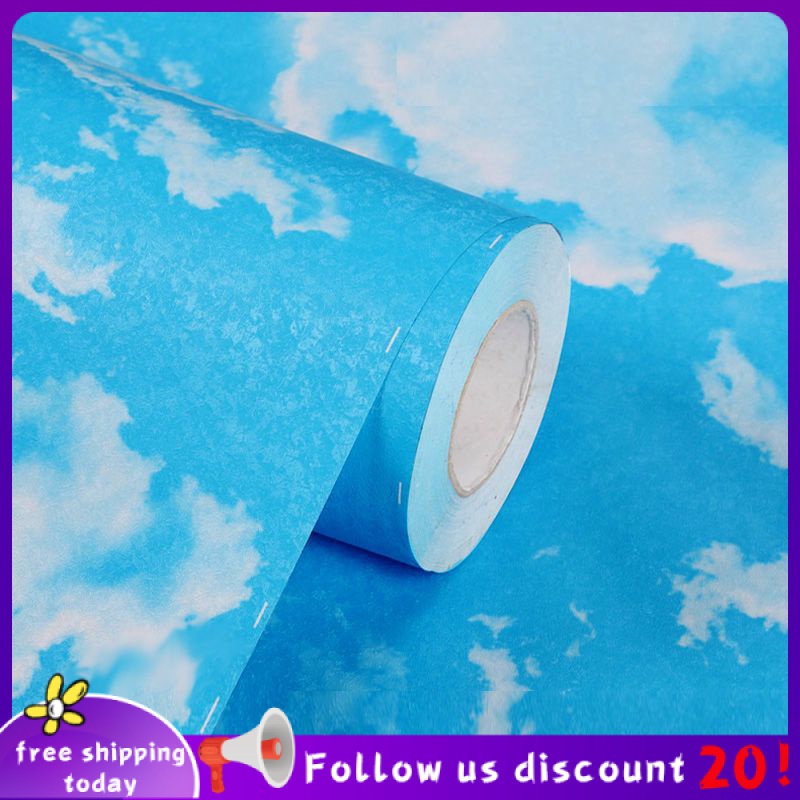 Se7ven Creative wallpaper self-adhesive wallpaper ceiling blue sky and ...