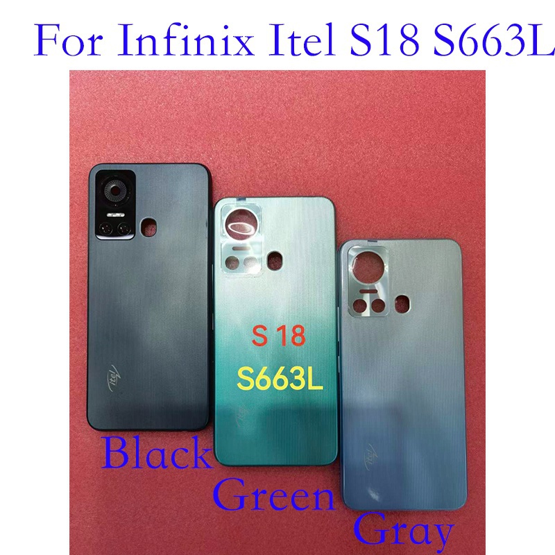 เคสแบตเตอรี่ด้านหลัง พร้อมกรอบกล้อง สําหรับ Infinix Itel S18 S663L P38 ...