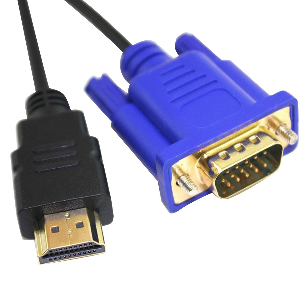 [Dcline.th] อะแดปเตอร์สายเคเบิลโปรเจคเตอร์ HDMI ตัวผู้ เป็น VGA ตัวผู้ ...