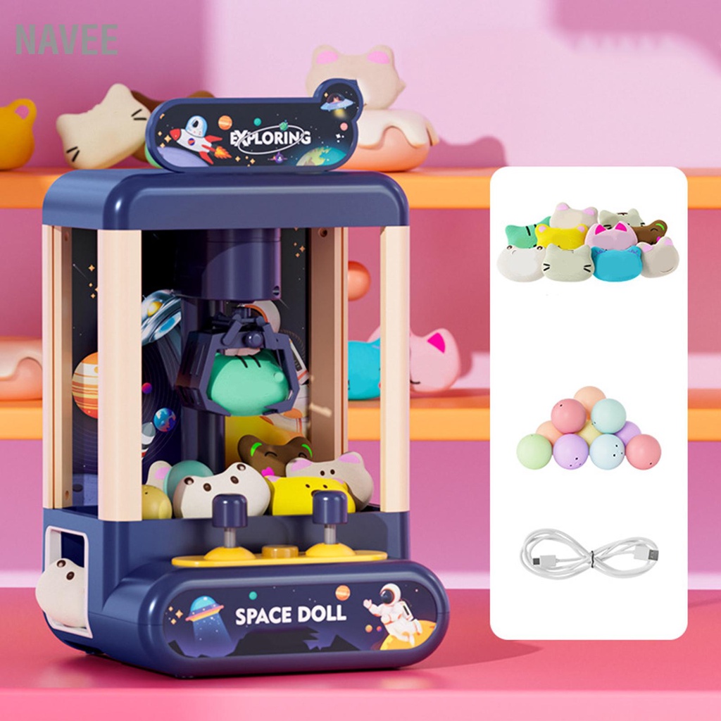 NAVEE Mini Kids Claw Machine Miniature Twisting Balls ตุ๊กตาคว้าเครื่อง ...