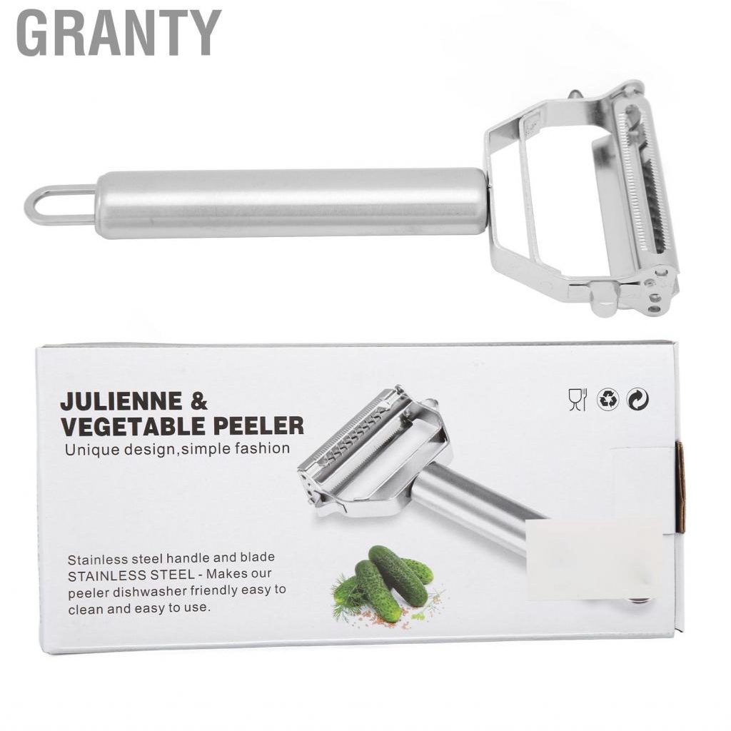 Granty Julienne Peeler Double Sided Fruit Ergonomic Sharp for Carrot ...