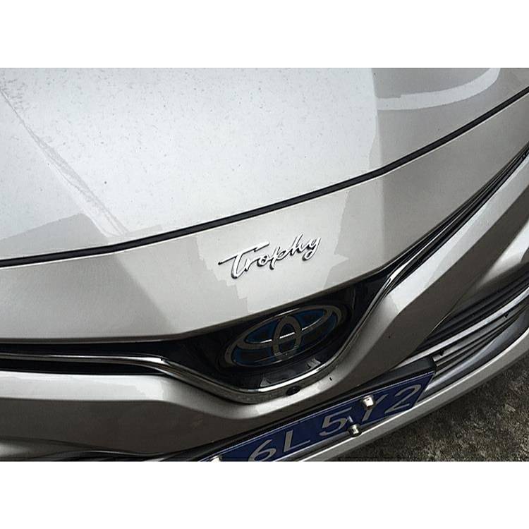Car 3D Trophy English Metal Bumper Stickers Commemorative Edition Hood ...