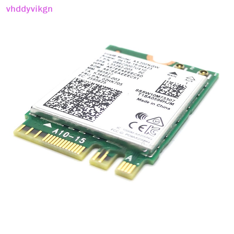Vhdd อะแดปเตอร์การ์ดไร้สาย WiFi 6E Intel AX210 5.2 M.2 AX210NGW 2.4Ghz ...