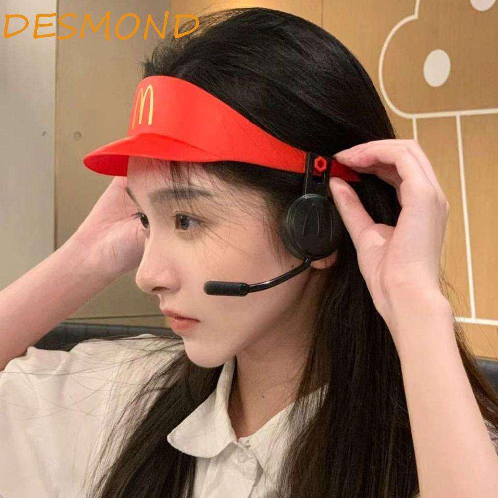 Desmond McDonald's Cap, หมวกบังแดด Parody McDonald's Red Hat, Family ...