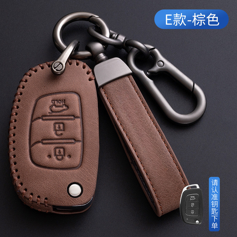 Hyundai ฝาครอบกุญแจรถ Hyundai IX25 IX35 Ix45 Elantra Solaris Sonata Santa Fe กีฬา Tucson ...