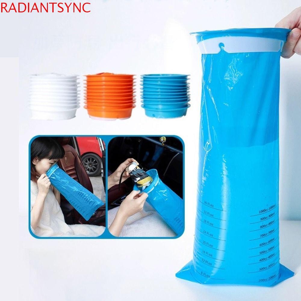 Radiantsync 10 ชิ้น Nausea Vomit กระเป๋า, 1000ML รั่วทนฉุกเฉินถุง, โยนกระเป๋าแบบพกพาทนทานขนาด ...