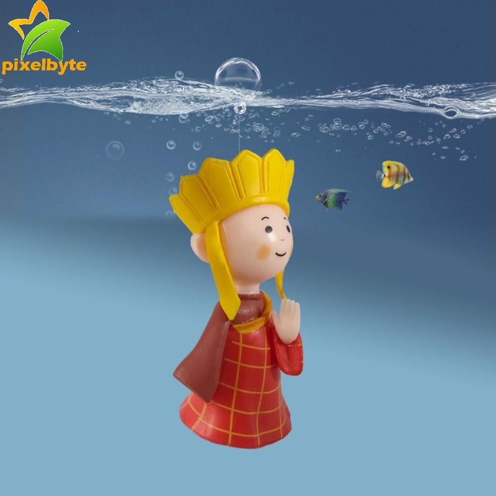 Pixelbyte 5 ชิ้น/เซ็ต Journey To The West ภูมิทัศน์,การ์ตูน PVC Son Goku ตู้ปลาภูมิทัศน์, น่ารัก ...
