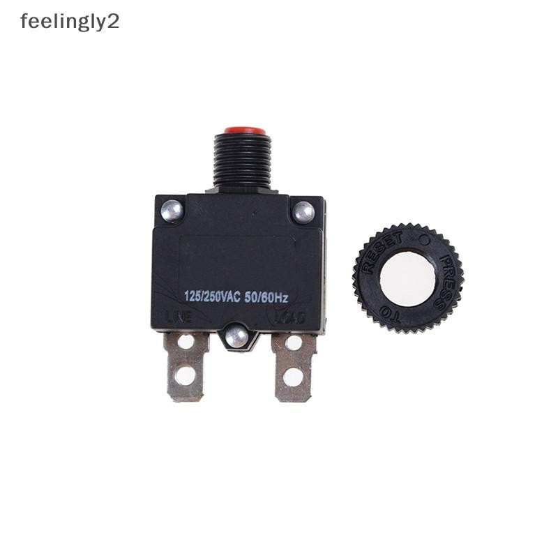 {HotJan} 125/250vac 15A สวิตช์ปุ่มกดรีเซ็ต Circuit Breaker Overload ...