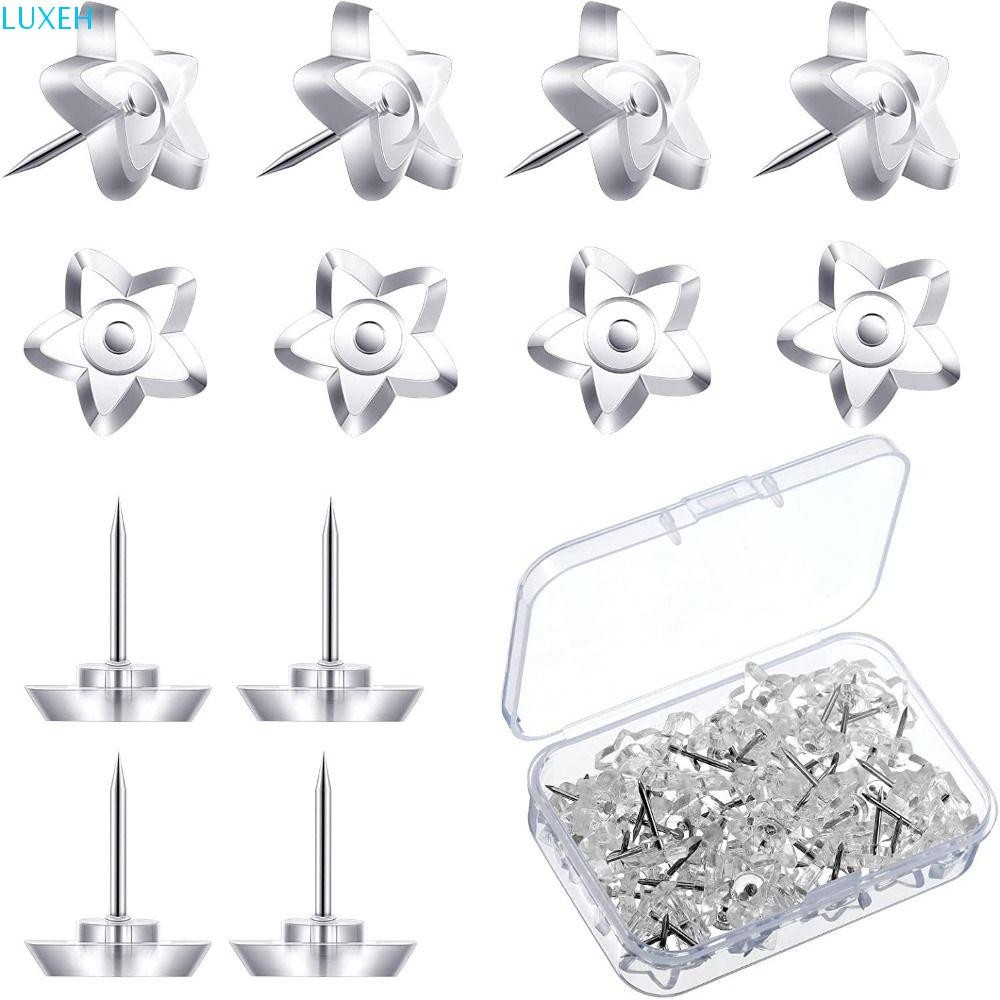 Luxeh Pentagram Tacks Push Pins สีสัน 50 ชิ้น Binding Supplies โรงเรียน ...