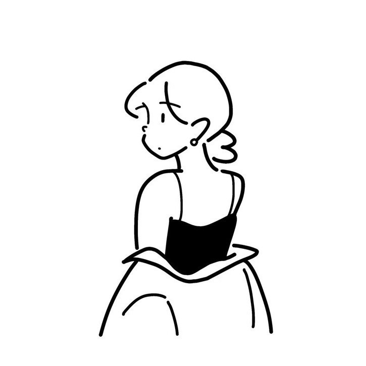 ญี่ปุ่น Illustrator yoh Simple Character Line Draft INS สไตล์ ...