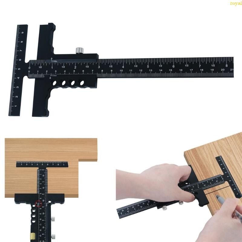(ส่วนลดสูง)oyalking.th Marking Gauge เครื่องมือวัดเลื่อน Scribing ไม้บรรทัด Professional Sciber ...
