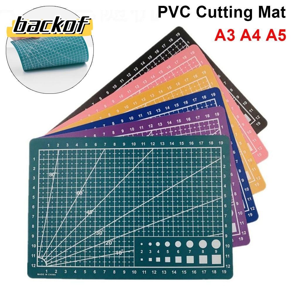 BACKOF 1 ชิ้นแผ่นตัด,หนังหัตถกรรมเครื่องมือ Patchwork เย็บเขียง,คู่มือ PVC A3 A4 A5 แกะสลัก ...