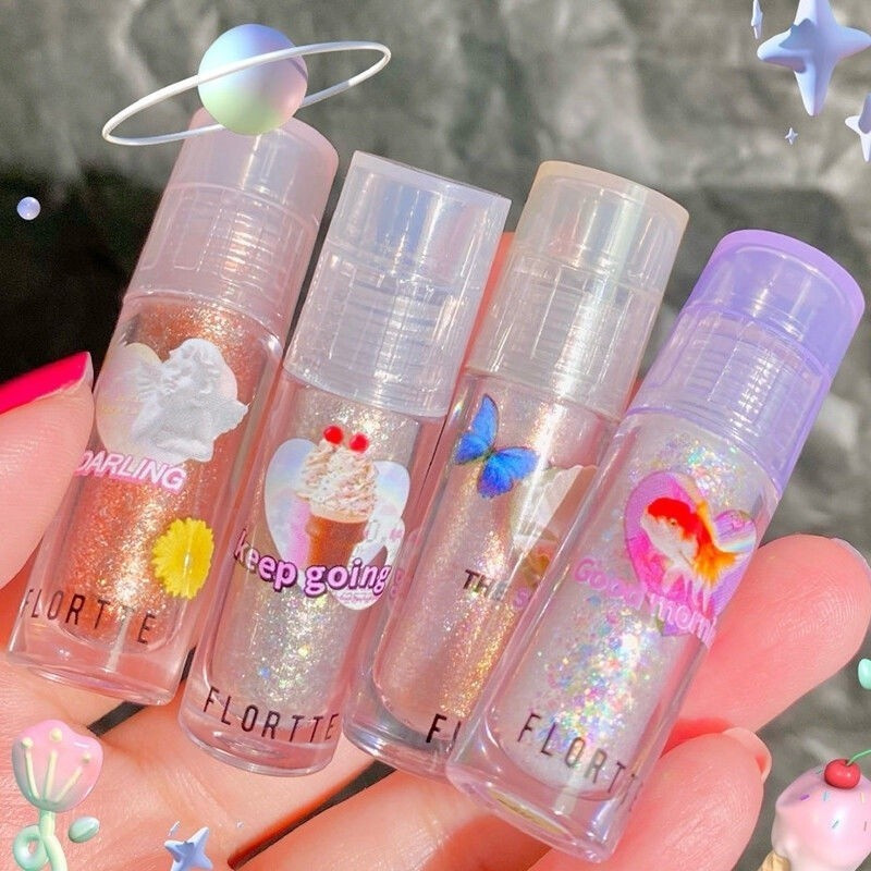 Flortte Liquid อายแชโดว์ดอกไม้ Lolia Heart Sniper Liquid อายแชโดว์ ...