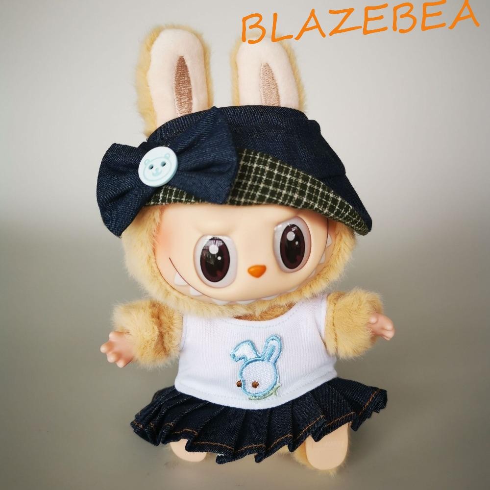 Blazebea Labubu เสื้อผ้าตุ๊กตา, หมวกแต่งตัวนั่ง Labubu Time เสื้อผ้า, Trim Collection DIY เสื้อ ...