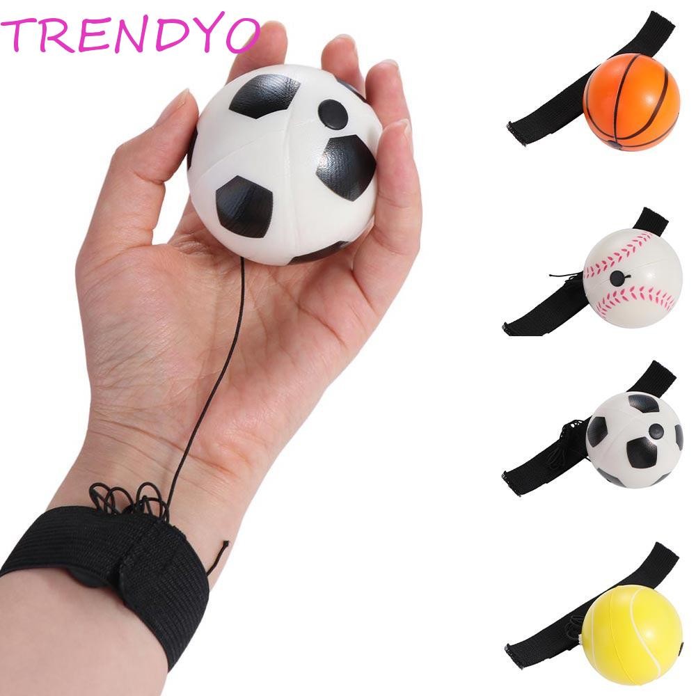 Trendyo มือ Rebound Ball, Boring Hand Ball เกมยืดหยุ่น Bouncing Return Ball, Creative เบสบอลบน ...