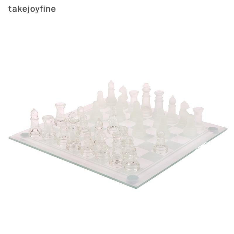 Tfth 1Set Craft Crystal Glass Chess Set กระดานหมากรุกอะคริลิค Anti ...