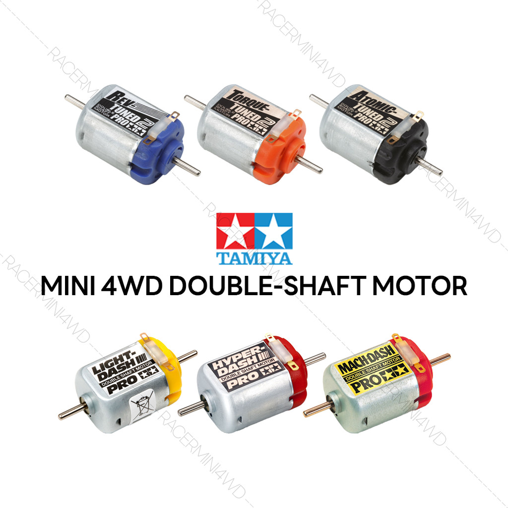 TAMIYA Mini 4WD Double-Shaft Motor มอเตอร์แกนคู่รถมินิโฟร์วีล 15375 ...