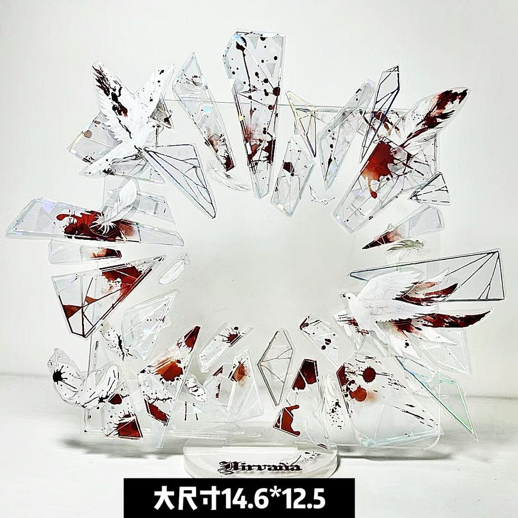 สีเลือดหักแก้ว Chaoxi Bar Chirp โปร่งแสงอะคริลิค High-End เครื่องประดับ ...