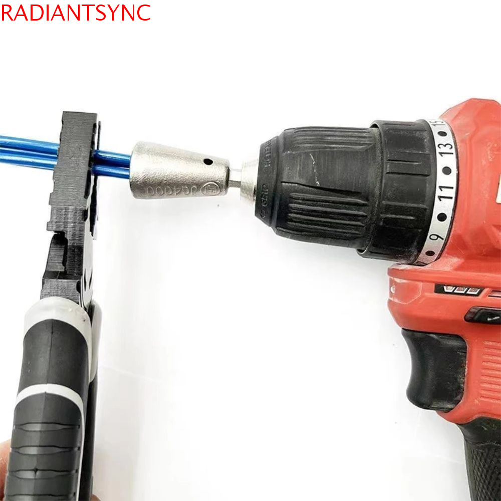 Radiantsync 5 ชิ้นสายไฟ Twister, เครื่องมือโลหะอัตโนมัติ Twist Cable อุปกรณ์, สายเชื่อมต่อ ...