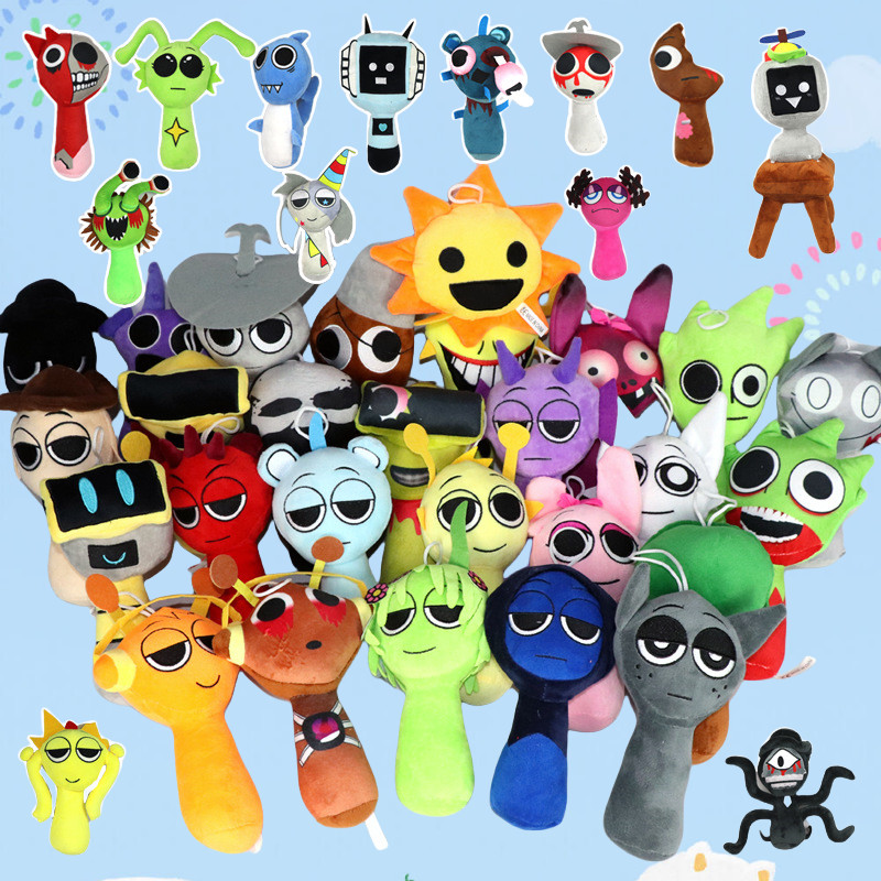 พร้อมส่ง🔥Sprunki Plush Toy Sprunki Incredibox Wenda Grey Oren Raddy ของ ...