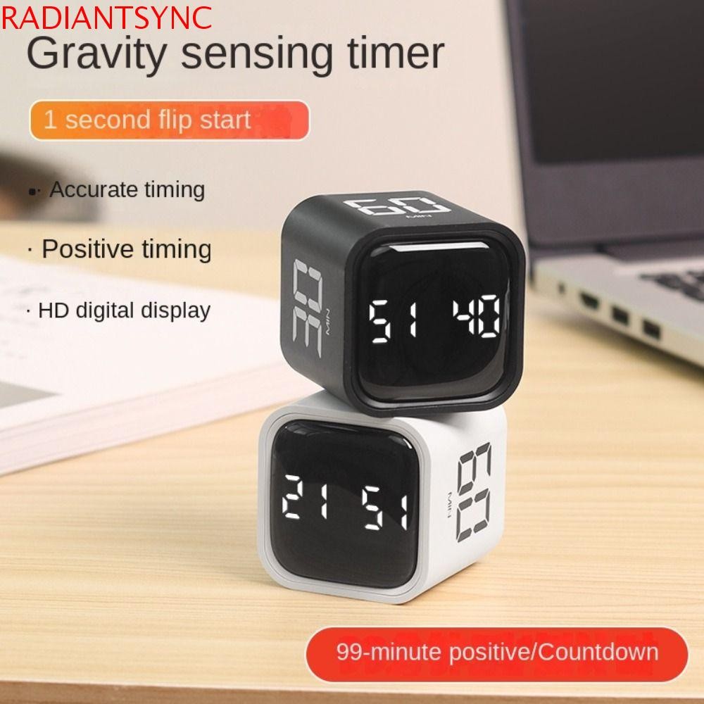 RADIANTSYNC Dual Modes Timer, Efficient Counter Digital Timer, Multifunctional Usb-c ชาร์จ Led ...