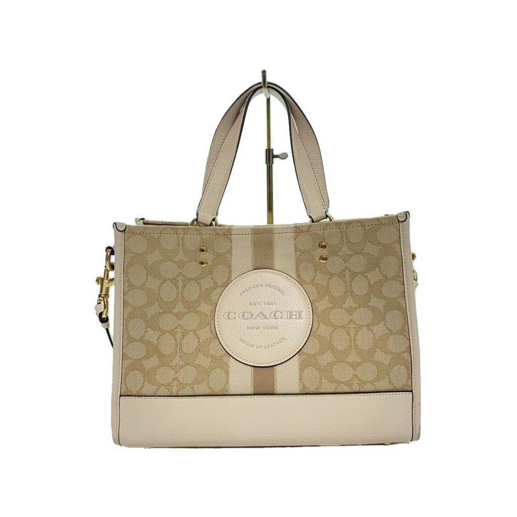 Coach Tote Bag แป้ง 2 Way Canvas Beg ลายรวม C8448 ส่งตรงจากญี่ปุ่น มือ ...